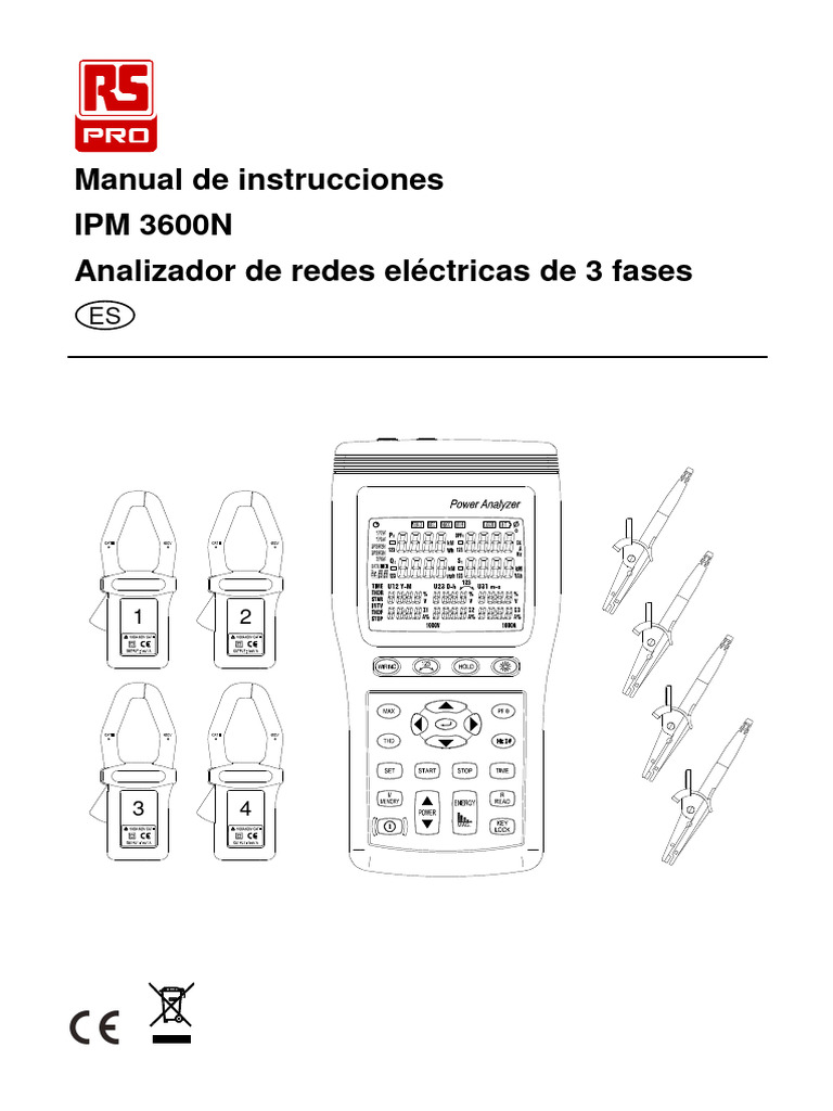 Manual Analizador IPM 3600N | PDF | Ingenieria Eléctrica | Aislador (Electricidad)