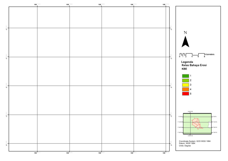 Peta Kosong | PDF | Geodesy | Geographical Technology