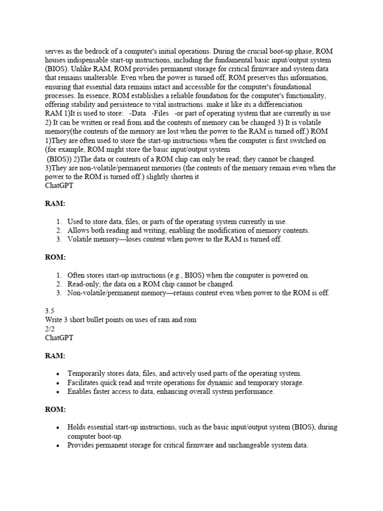 3 | PDF | Read Only Memory | Computer Data Storage
