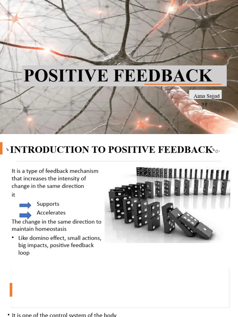 Positive Feedback Mechanism Explained | PDF | Action Potential | Feedback