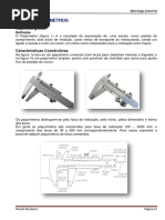 Leitura Paquimetro Polegada | PDF | Metrologia
