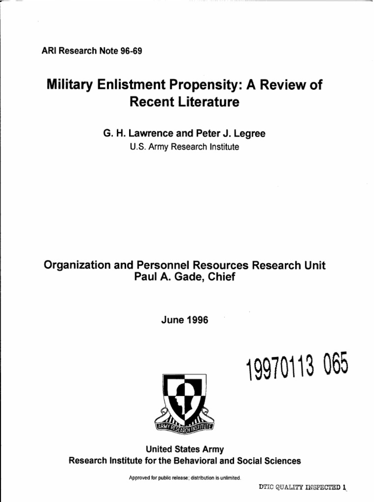 Lawrence Legree 1996 | PDF | Survey Methodology | Motivation