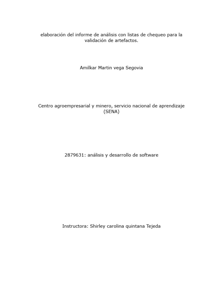 Ga2-220501093-Aa3 Ev02 Check List | PDF | Software | Ingeniería de software