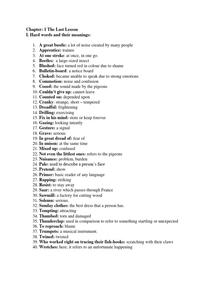 Xii Eng Chapter i | PDF