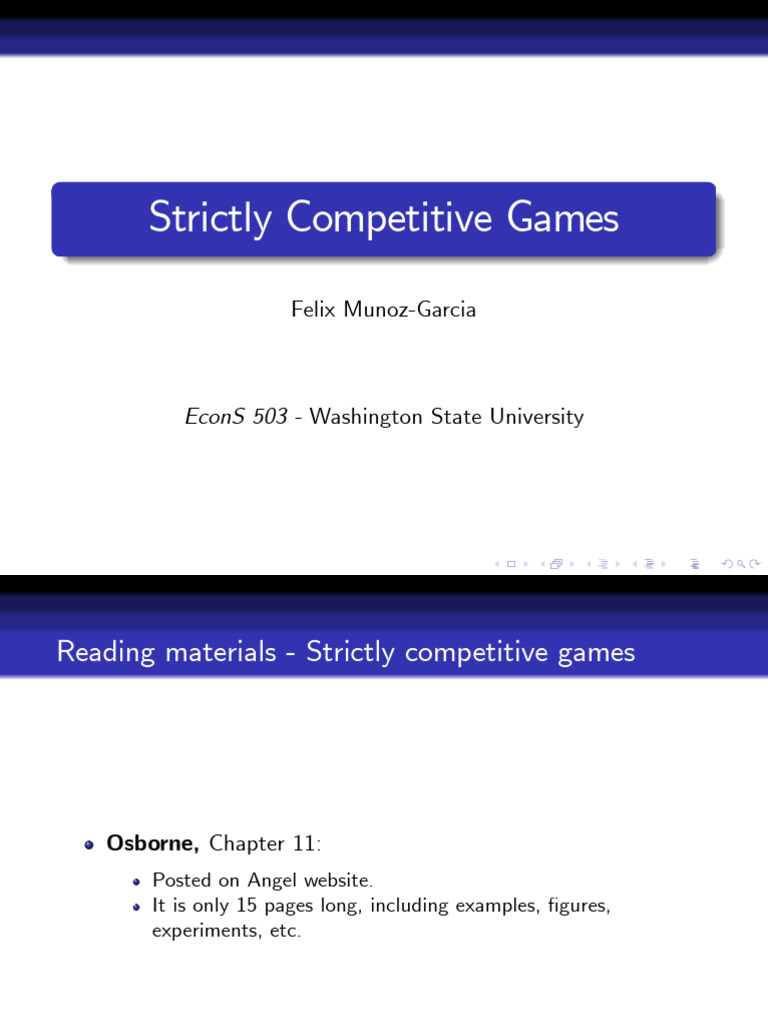 Game Theory Slides Chapter 5x3slides 8 | PDF | Systems Theory | Mathematical And Quantitative ...