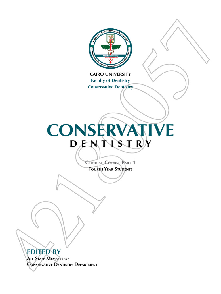 Operative Dentistry | PDF | Tooth Enamel | Dentistry