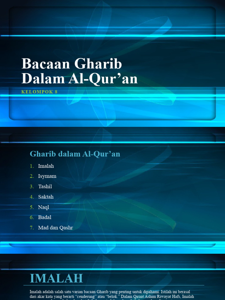 Bacaan Gharib dalam Al-Qur'an | PDF