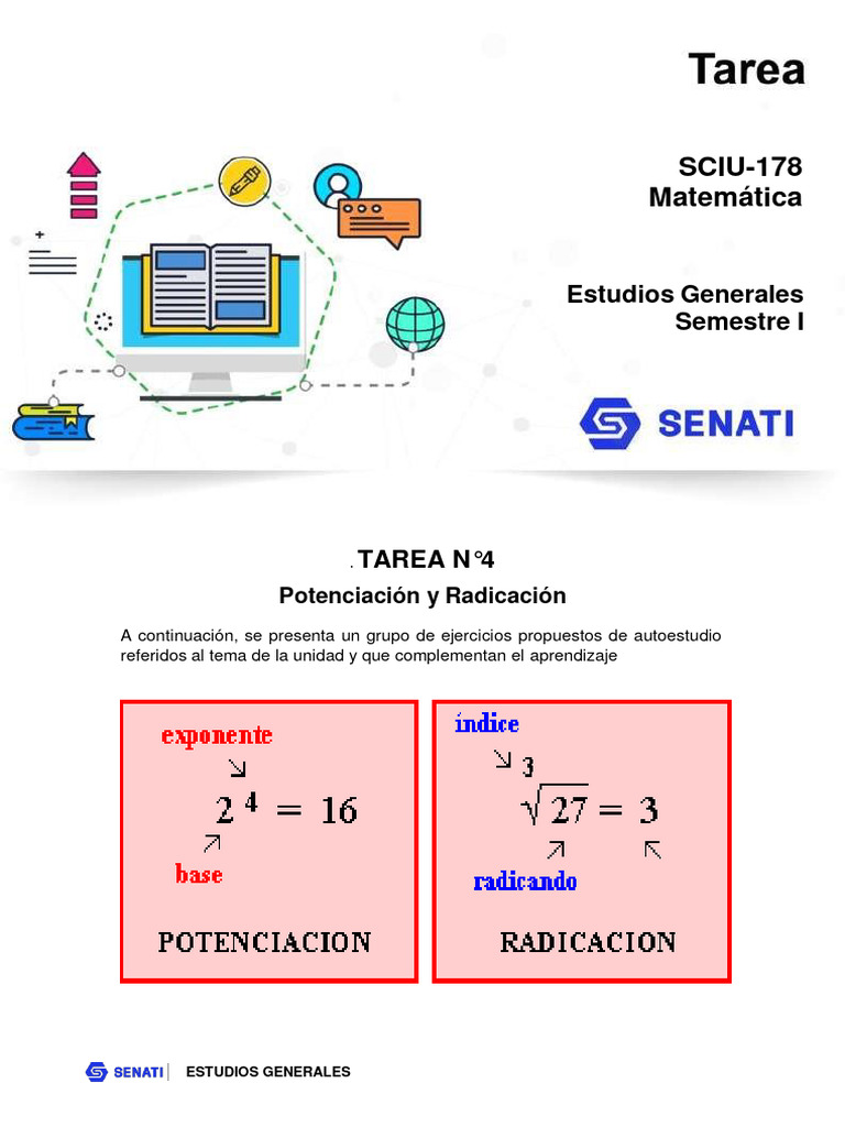 Tarea 04 Matematica | PDF | Raíz cuadrada | Triángulo