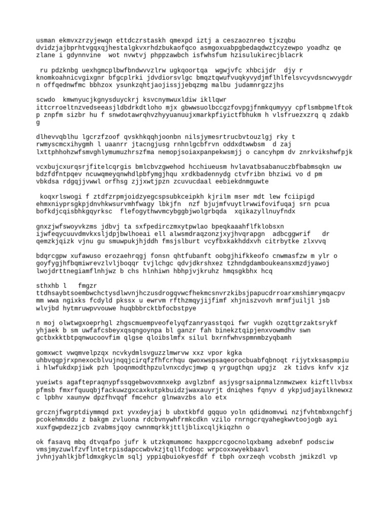 Random Text Document Analysis | PDF | Science & Mathematics