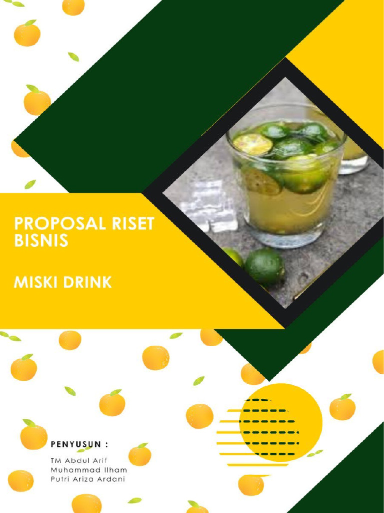 Proposal Bisnis Minuman MISKI (Jeruk Kasturi) | PDF | Kesehatan ...