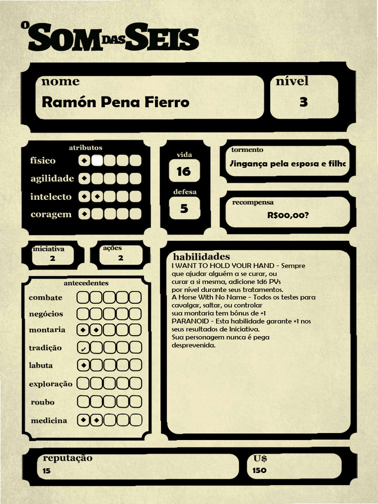 Ficha Ramon Pena Fierro - Brandao | PDF