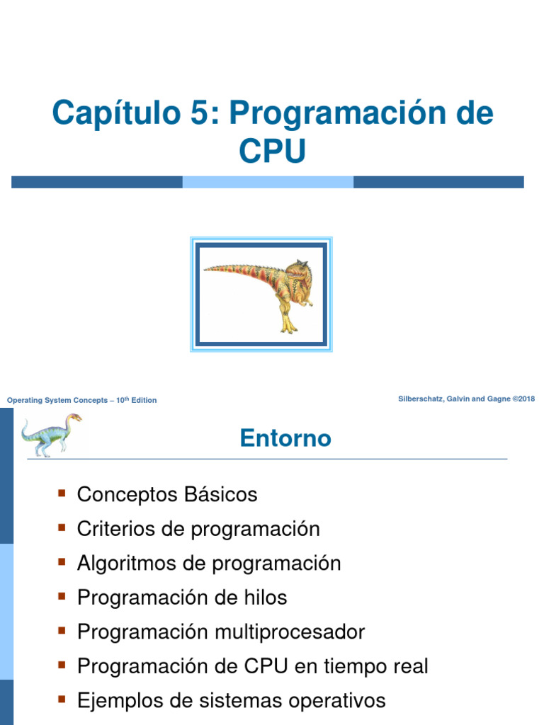 Programación de CPU en Sistemas 2020 | PDF | Unidad Central de procesamiento | Programación de ...