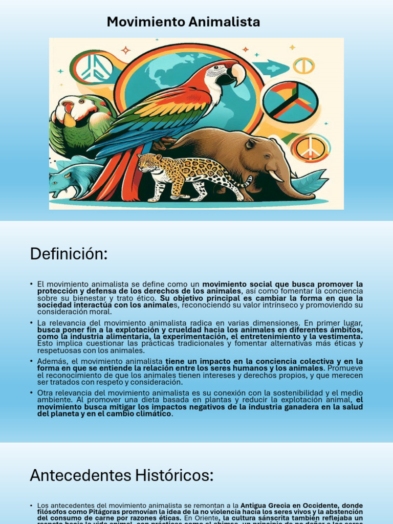 Movimiento Animalista | PDF | Derechos animales | Sociedad