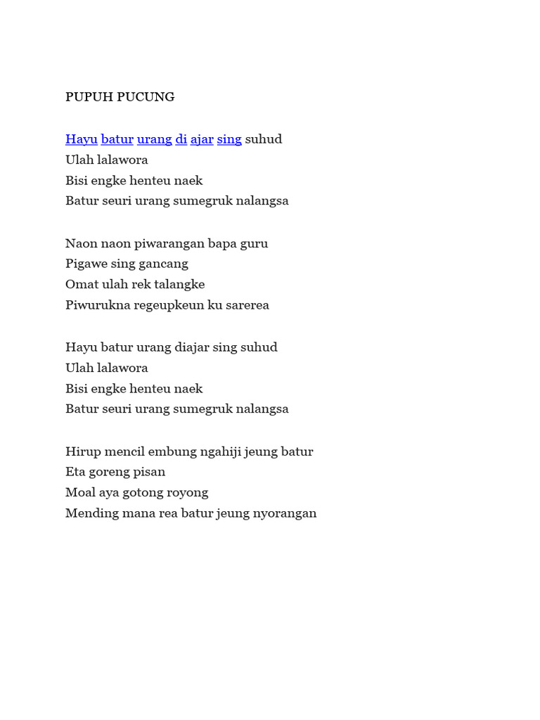 Pupuh Pucung | PDF