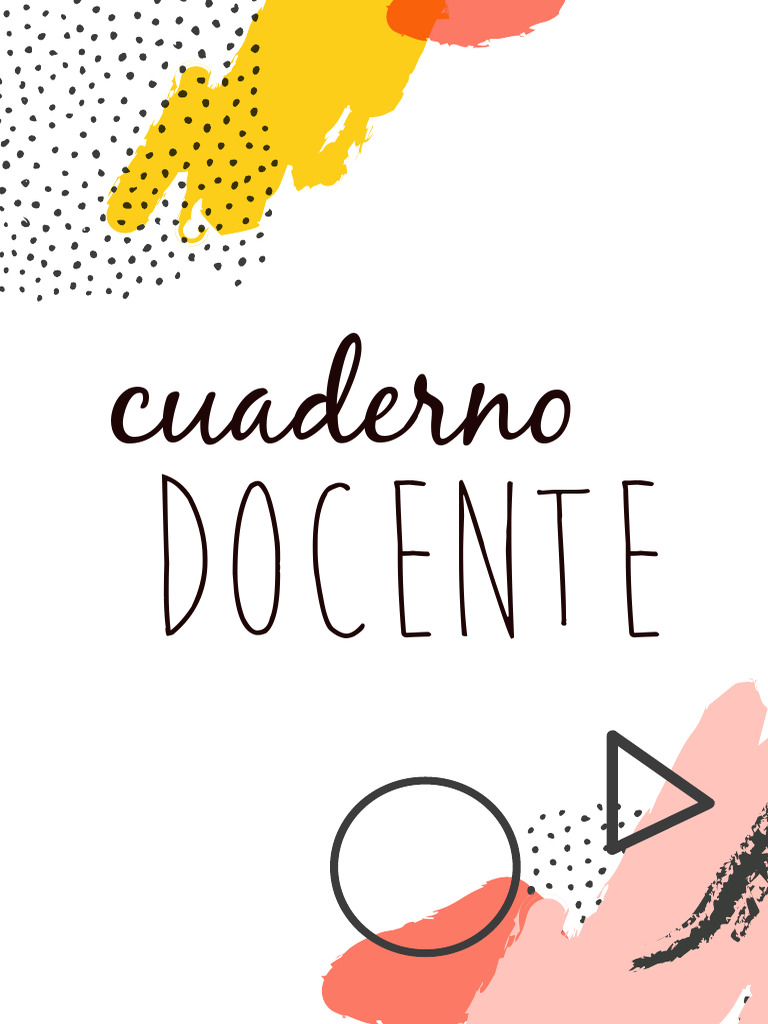Cuaderno Docente 2024: Planificación y Notas | PDF