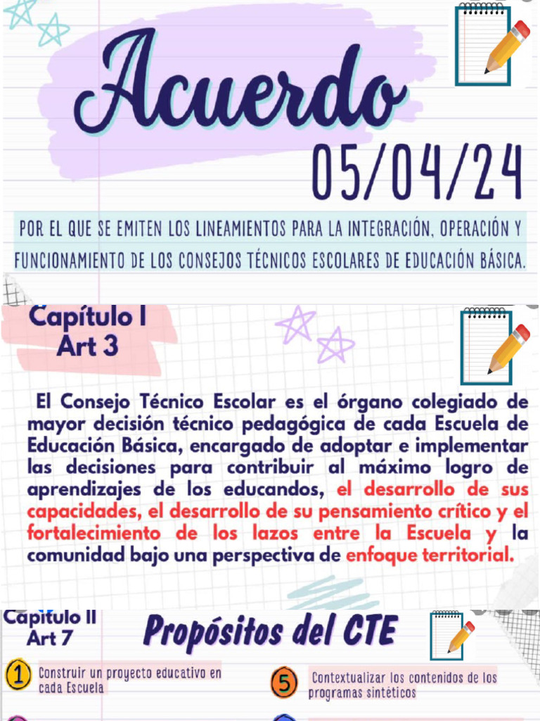 Acuerdo CTE 5_04_24 presentación | PDF