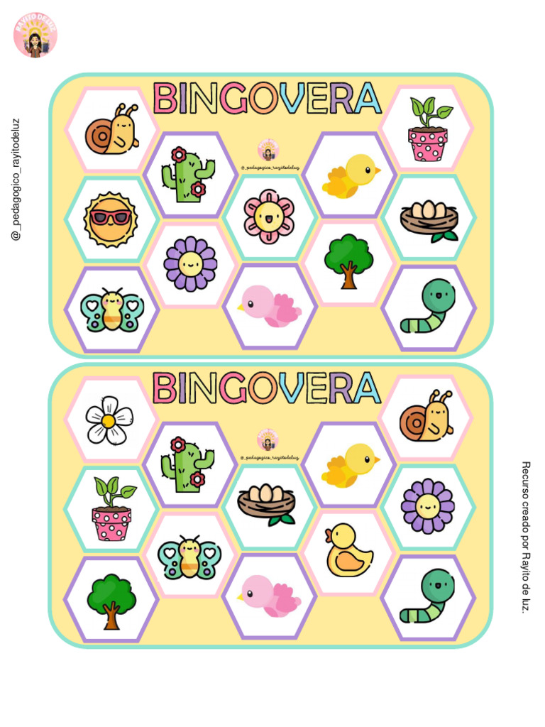 Bingo Primavera | PDF
