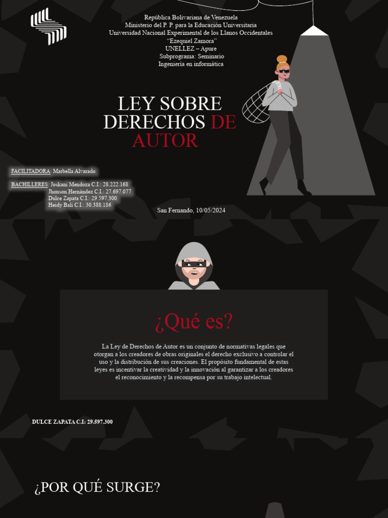 Ley de Derechos de Autor en Venezuela | PDF | Dominio eminente | Autor