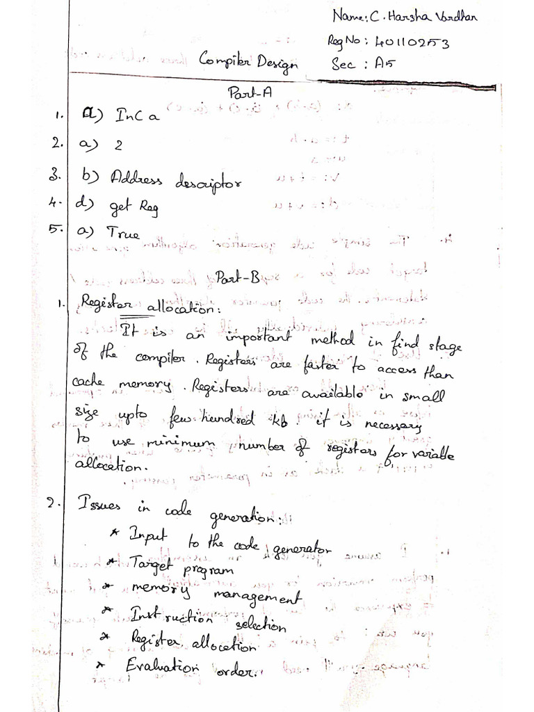 Compiler Design | PDF