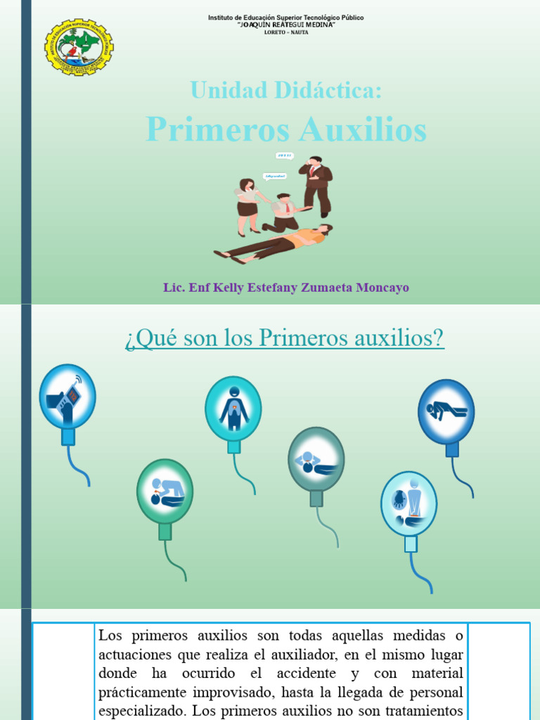 Primeros Auxilios | PDF | Primeros auxilios