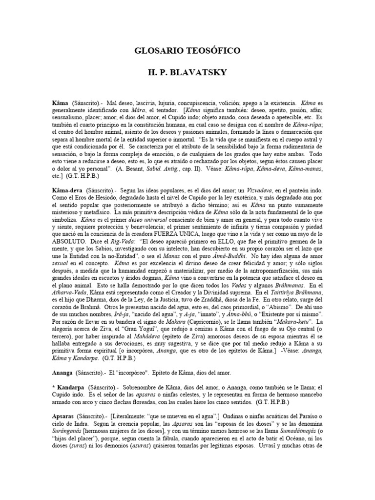 Glosarios Sanscritos | PDF | Filosofía | Historia