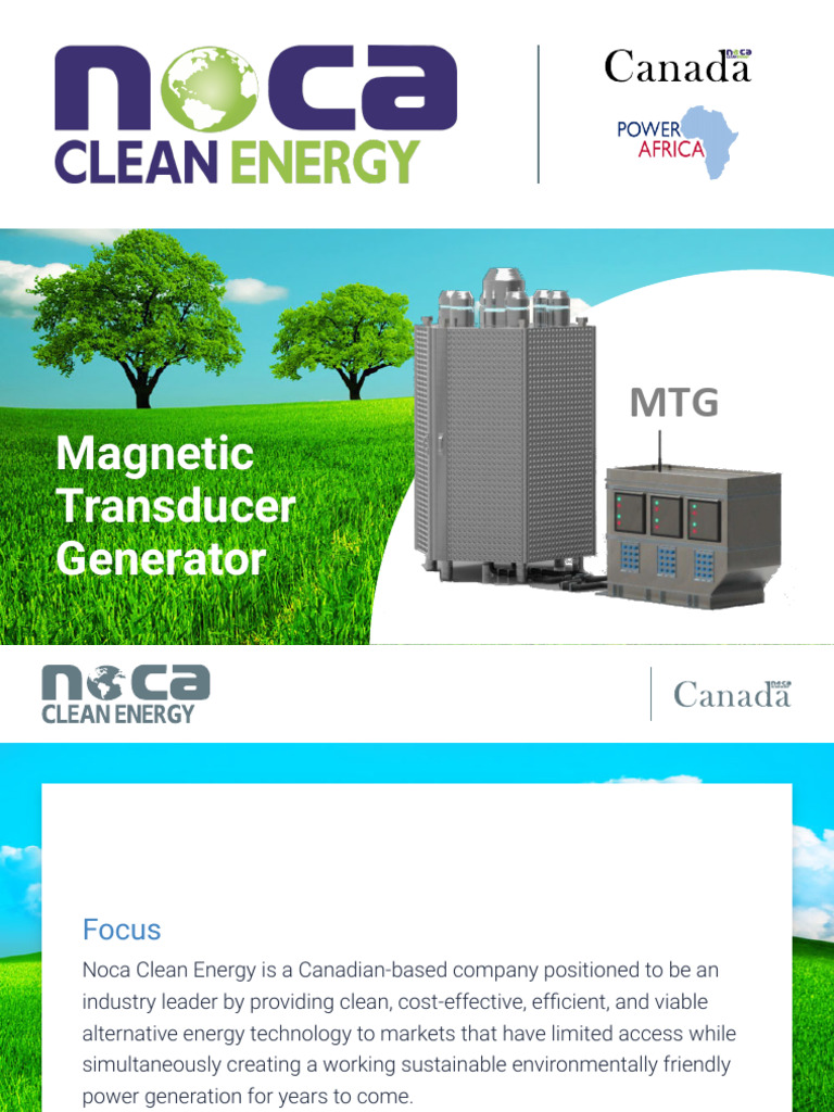 Noca Clean Energy Pdf Wind Power Hydroelectricity