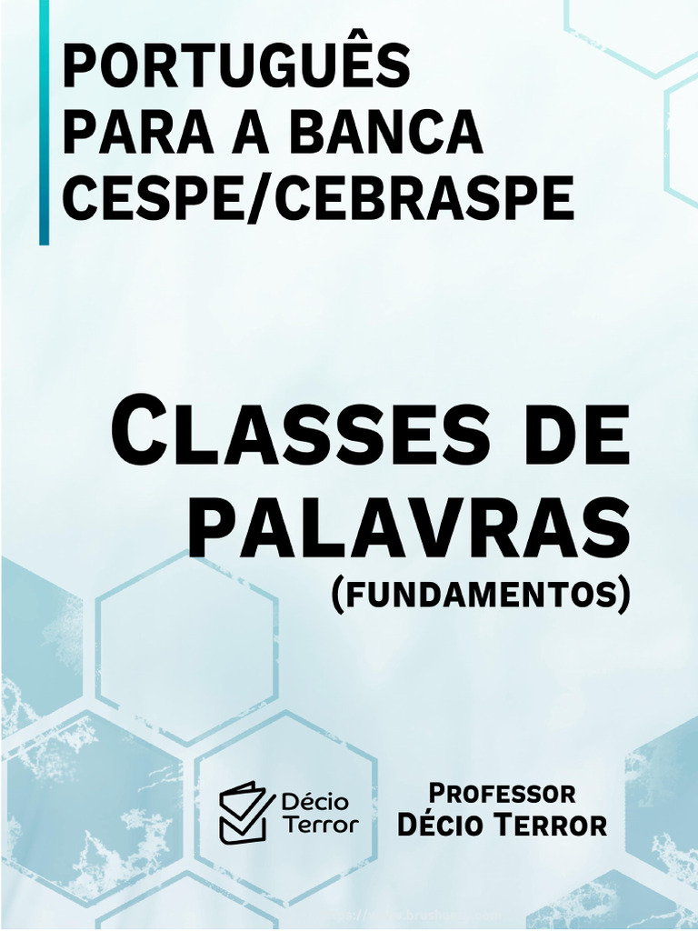 Classes de Palavras CESPE Fundamentos | Download grátis PDF | Pronome ...