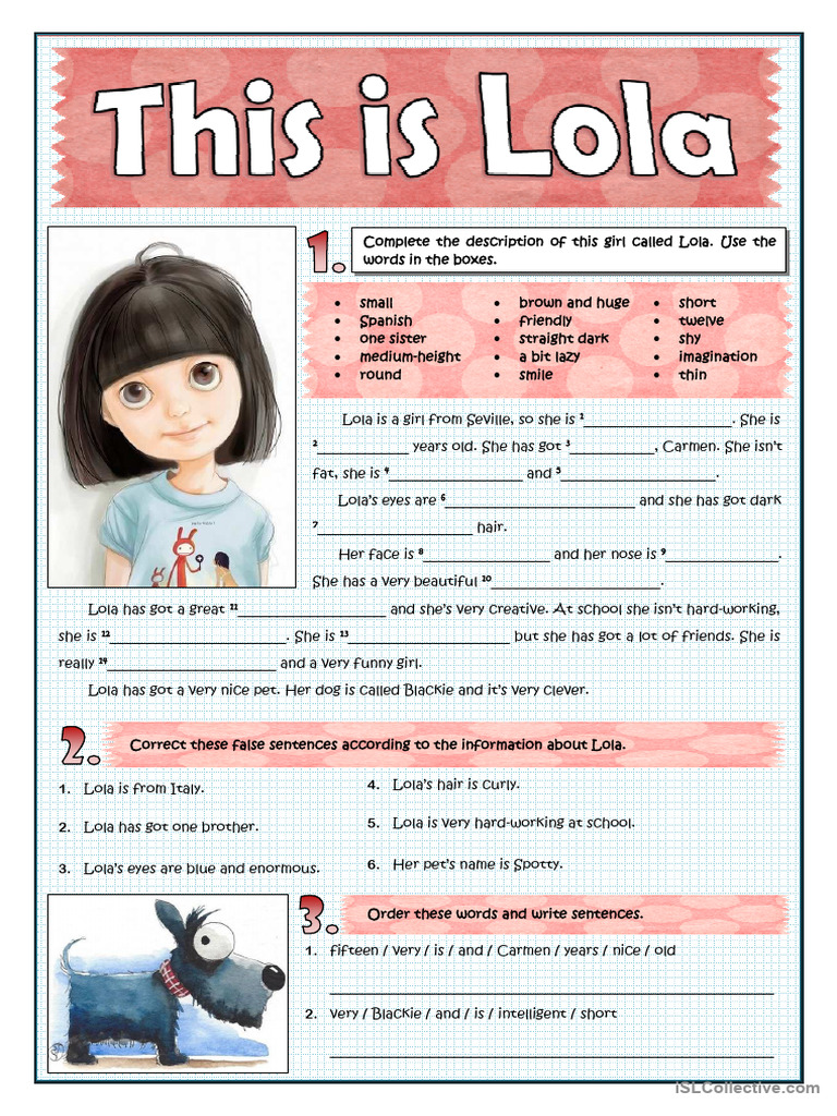 This Is Lola - Reading | PDF