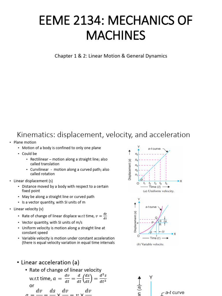 Mechatronics Combined Notes Mechanics | PDF | Friction | Acceleration