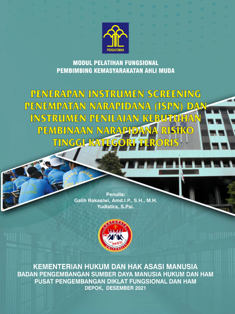 Modul - ISPN Dan Penilaian Kebutuhan Pembinaan Narapidana Risiko Tinggi Kategori Teroris | PDF