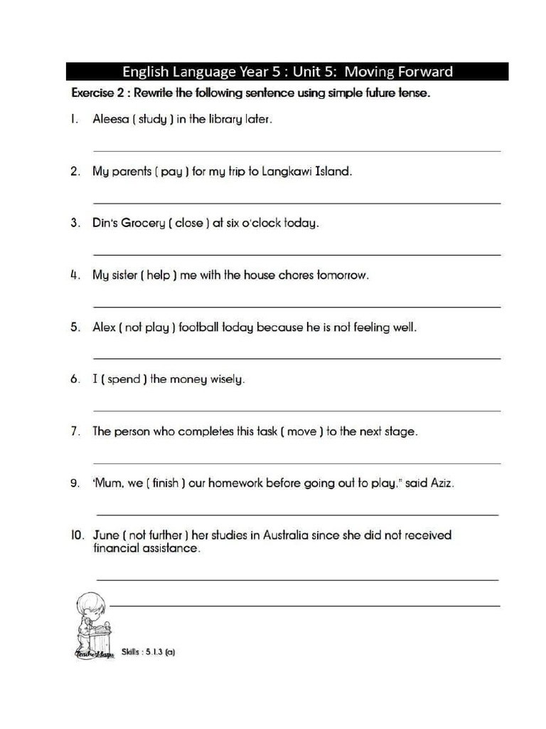 ENGLISH Year 5 Unit 5 | PDF