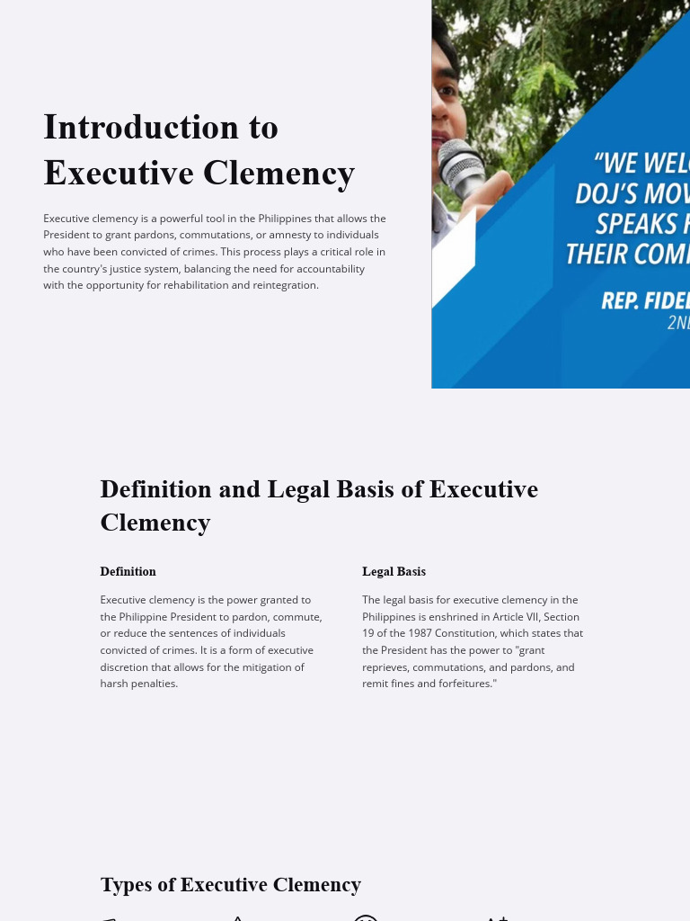 Introduction To Executive Clemency......... | PDF | Pardon | Government