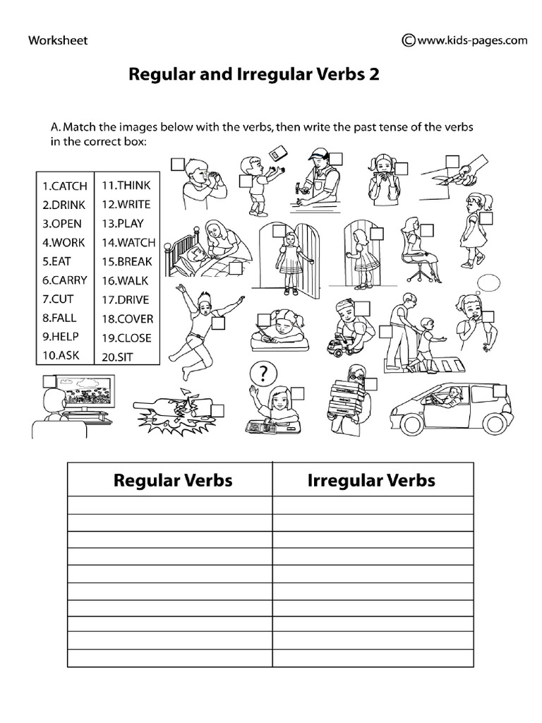 Reggular Irregular Verbs 2 | PDF