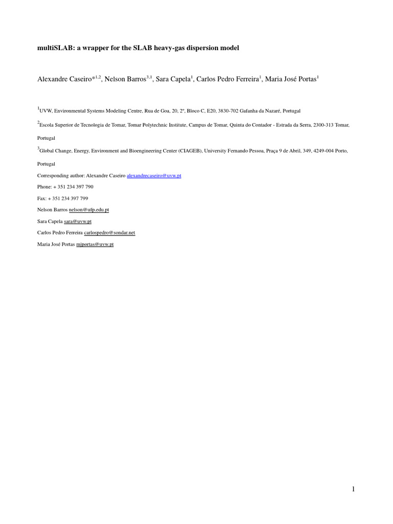 SLABpaper v15 | PDF | Visualization (Graphics) | Gases