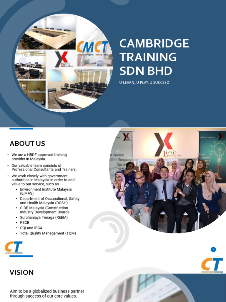 Cambridge Training | PDF | Iso 9000 | Quality Management