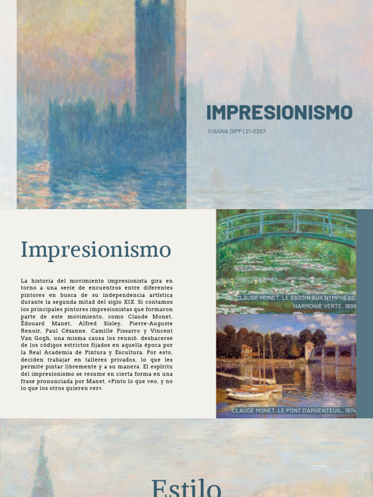 Impresionismo | PDF | Impresionismo | Claude Monet