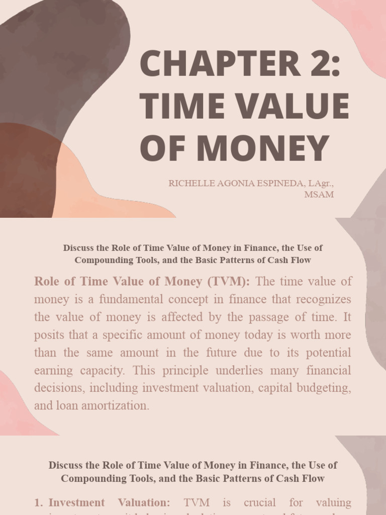 Time Value of Money Explained | PDF | Present Value | Time Value Of Money