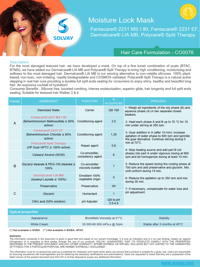 Moisture Lock Mask PDF | PDF | Chemical Substances | Chemistry