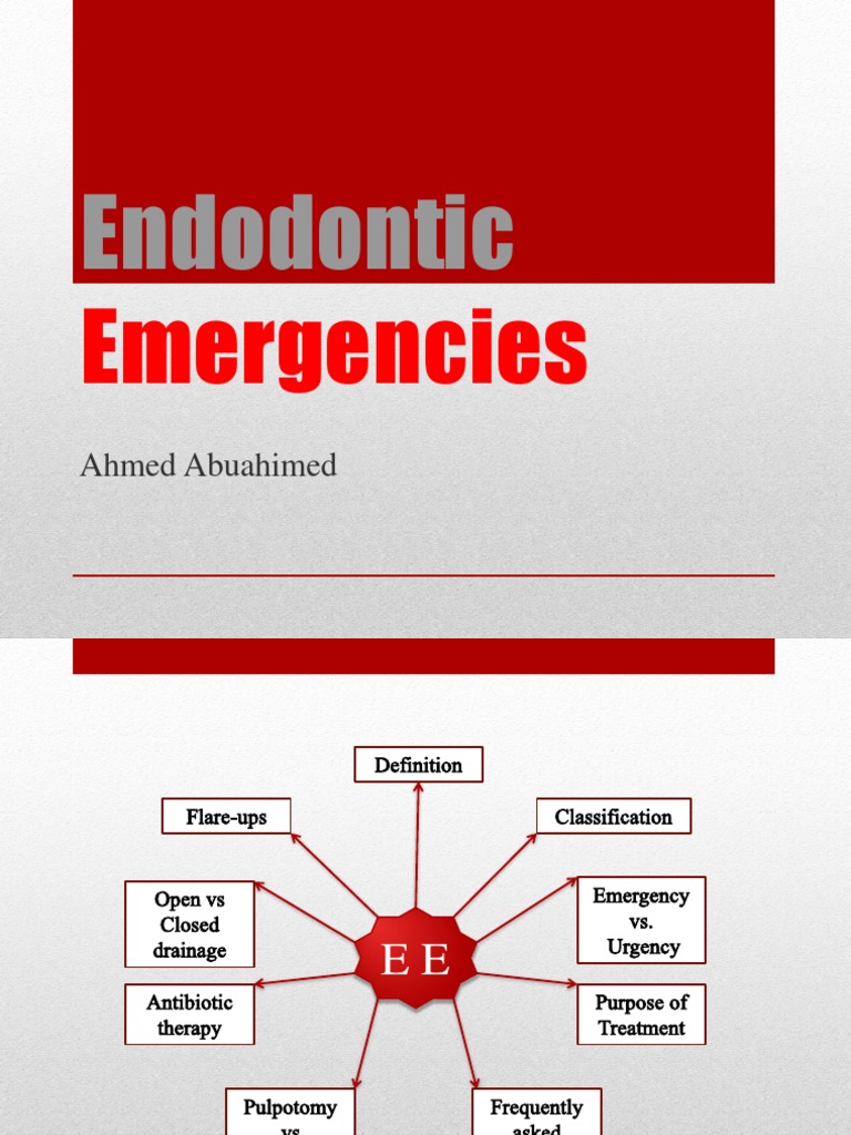 Endodontic: Emergencies | PDF | Infection | Mouth
