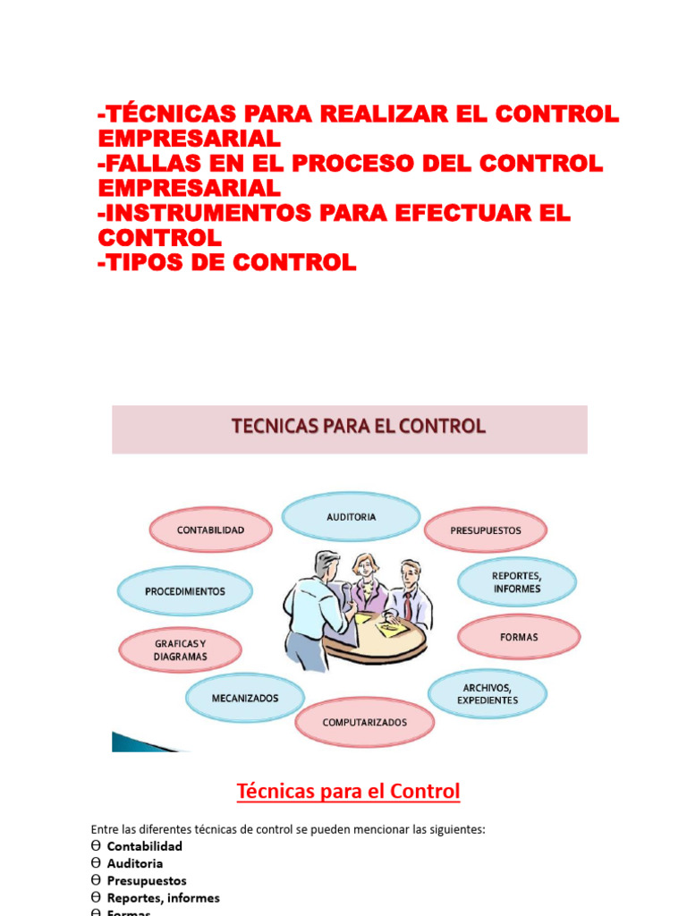 El Control Empresarial Parte Ii | PDF | Business | Auditoría