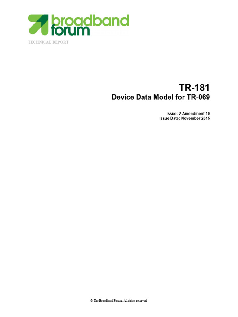 TR 181 2 10 0 | PDF | I Pv6 | Wide Area Network