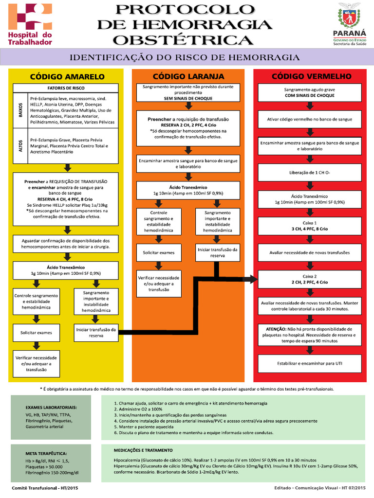 Protocolo Hemorragia Obstetrica CHT | PDF