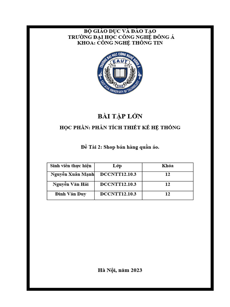 BTL_PTTKHT_NHÓM_3 | PDF