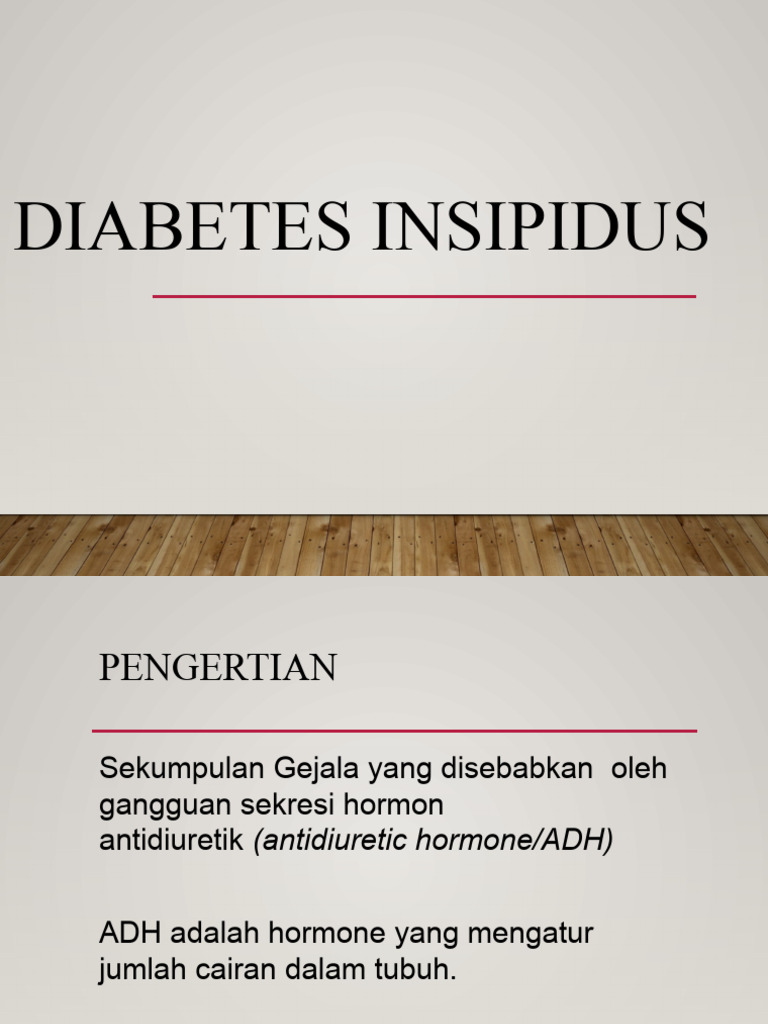 Gejala dan Penyebab Diabetes Insipidus | PDF | Kesehatan Holistik