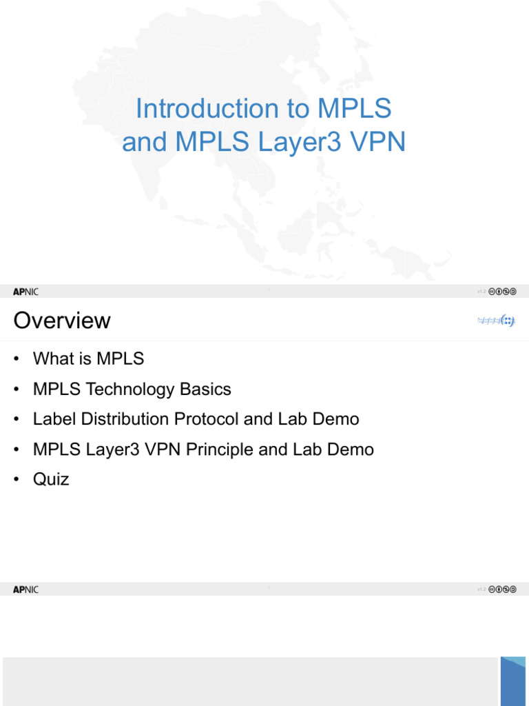 Intro To MPLS Slides | PDF | Networking | Multiprotocol Label Switching