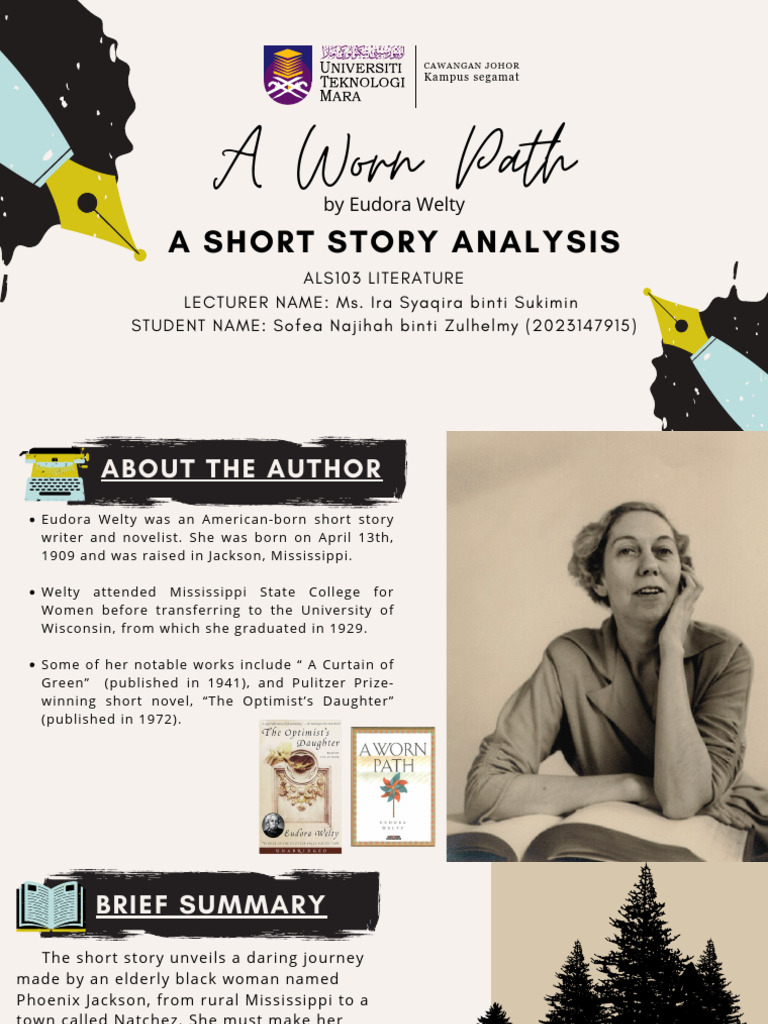 Als103 Literature Presentation A Worn Path | PDF