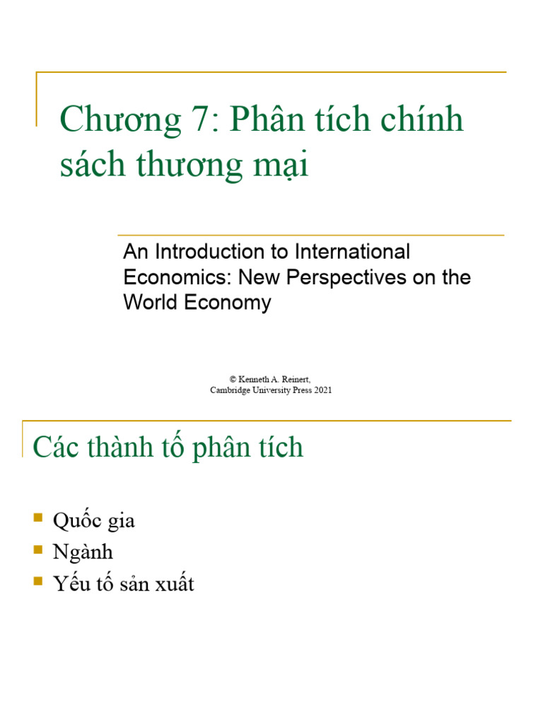 Trade Policy Analysis | PDF