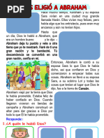 Ficha El Sacrificio de Isaac-2° Maestra Janet | PDF | Abrahán | Sarah