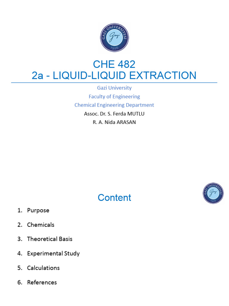 2a-liquid-liquid-extraction | PDF | Liquids | Water