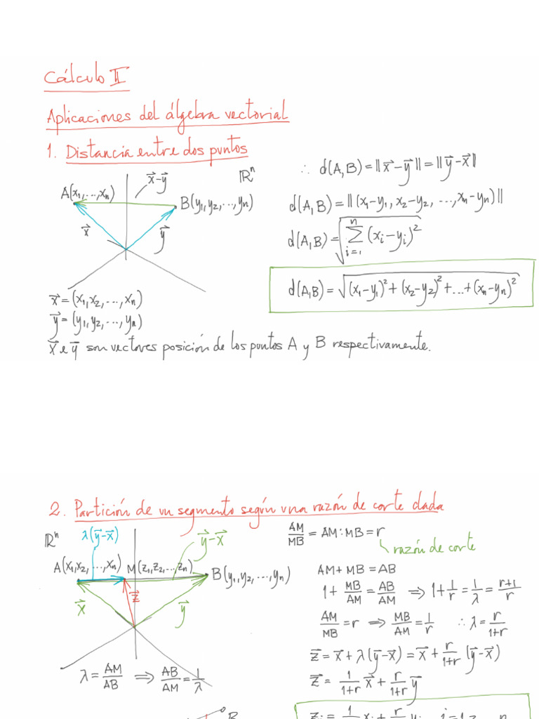 Aplicaciones Del Algebra Vectorial | PDF